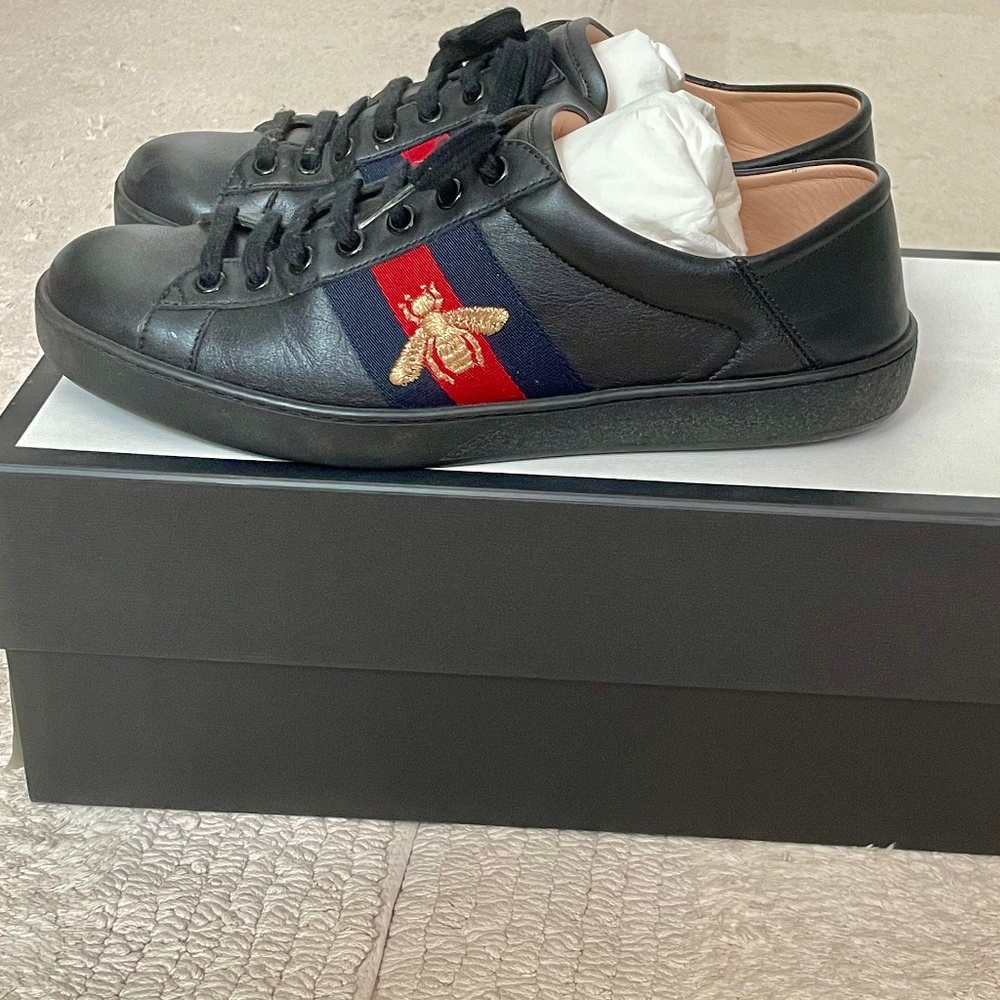 Gucci Men's Ace Embroidered Sneaker - Gem
